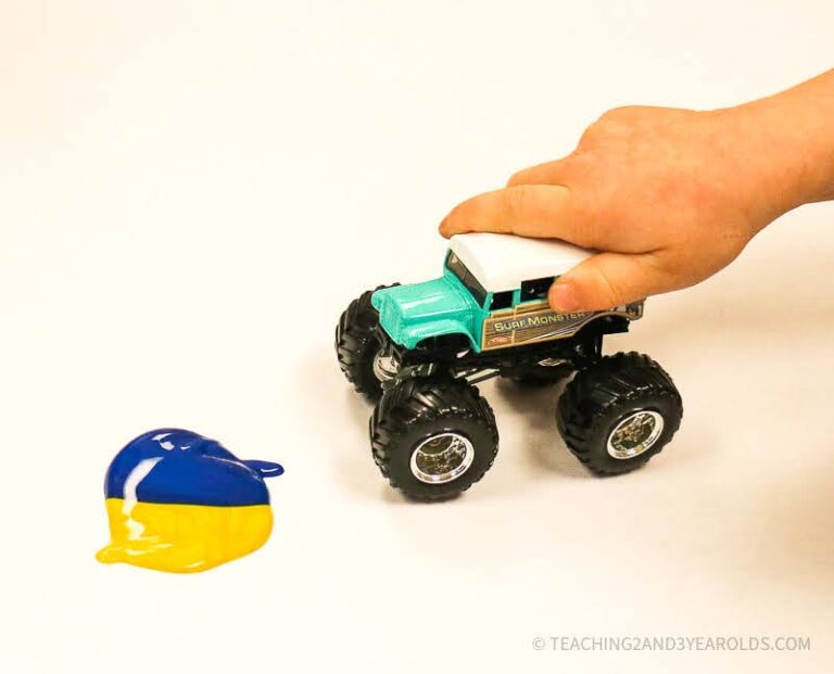 Color Mixing Activity for Toddlers