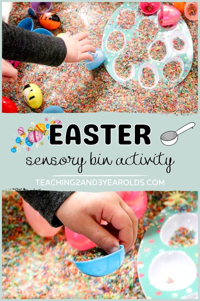 Easter sensory bin