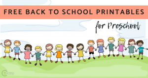 Free Back to School Printables for Preschoolers