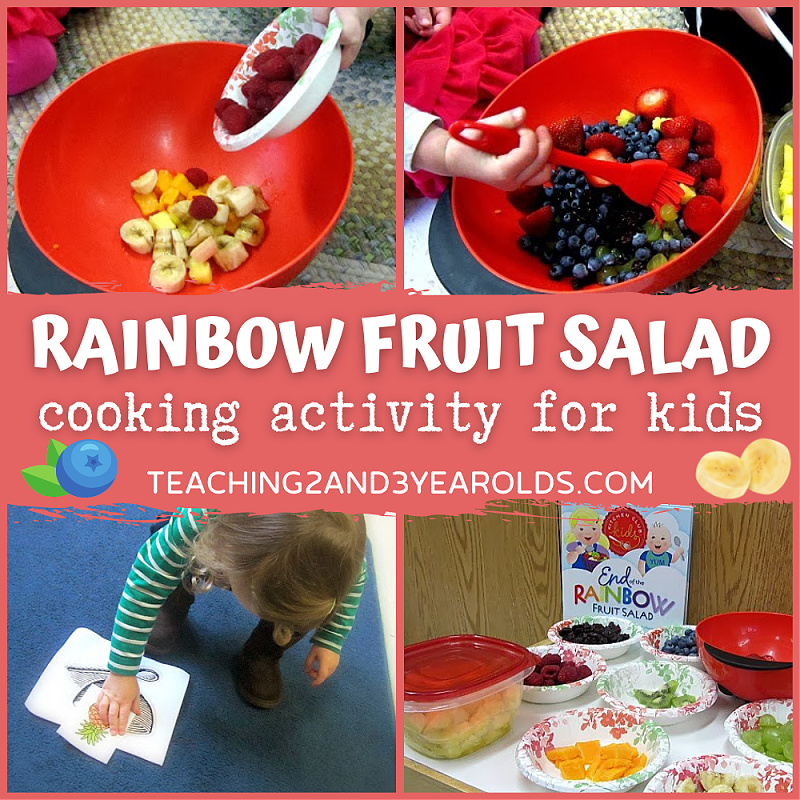 Preschool Rainbow Fruit Salad