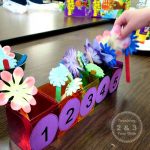 Count the Flowers Spring Math Activity for Preschoolers