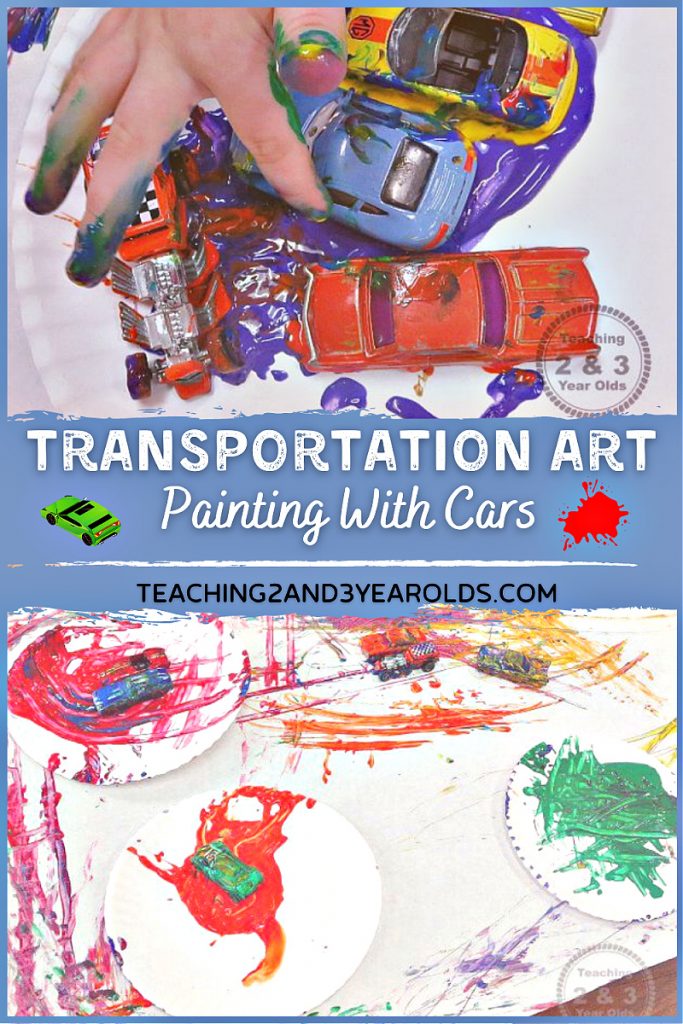 Transportation Art for Toddlers and Preschoolers