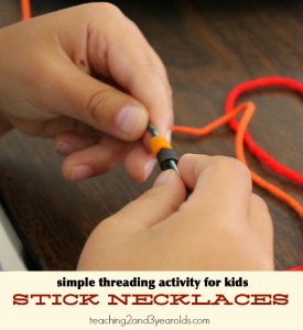 nature stick necklaces