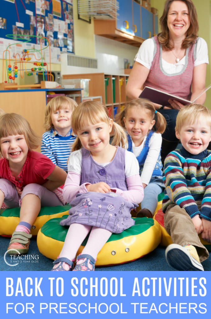 Back to School Activities for Preschool Teachers