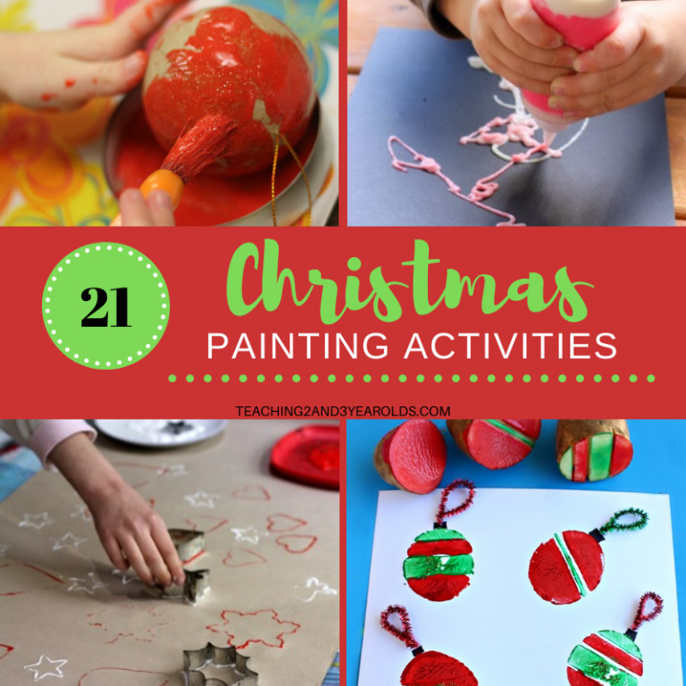 21 Fun Christmas Painting Activities for Kids