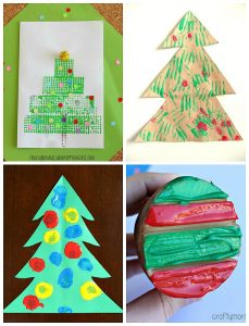 21 Fun Christmas Painting Activities for Kids