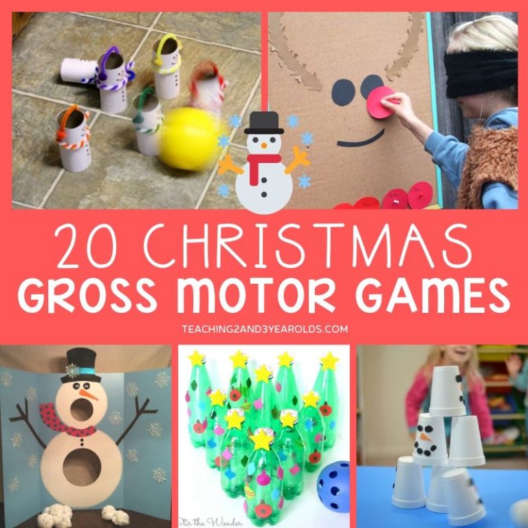 16 Christmas Gross Motor Activities that Keep Kids Moving