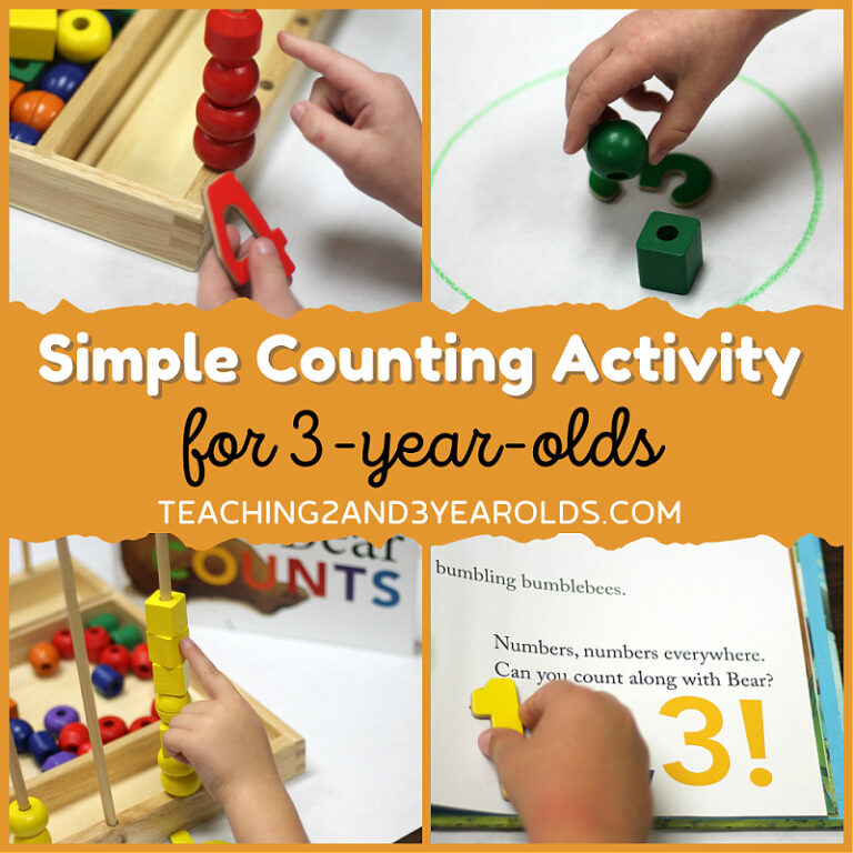 Preschool Counting Activity with Bear Counts