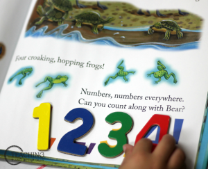 Preschool Counting Activity with Bear Counts
