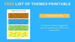 A Year's Worth of the Best Toddler and Preschool Themes