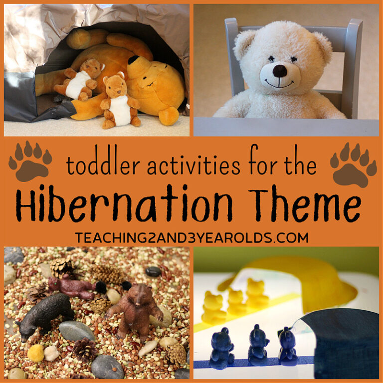 Toddler Hibernation Activities