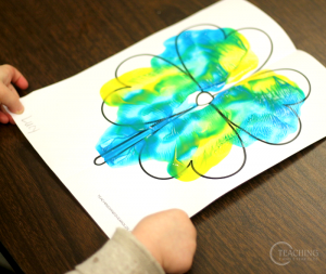 St. Patrick's Day toddler art