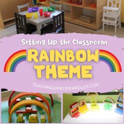 Toddler and Preschool Rainbow Theme Classroom Ideas