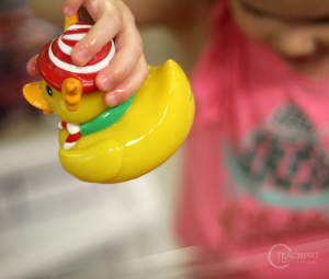 Spring Toddler Water Table with Rubber Ducks
