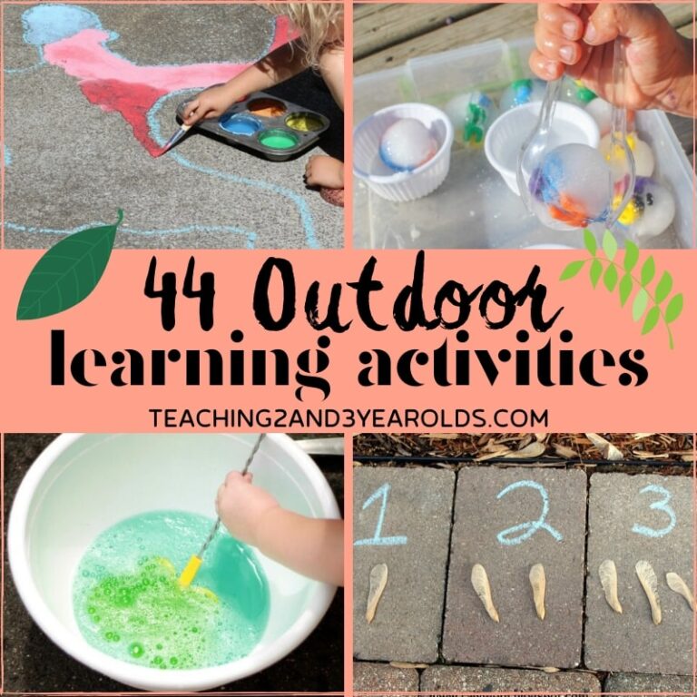 44 Preschool Outdoor Learning Ideas