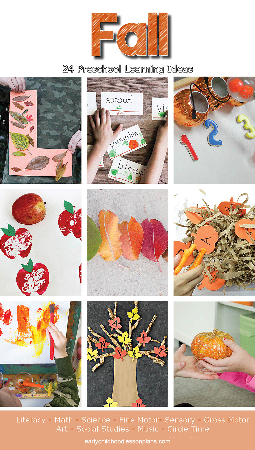 Preschool Fall Lesson Plans Preschool Fall Lesson Plans