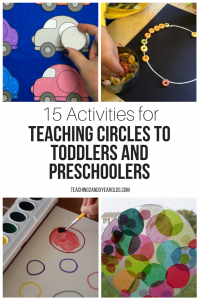 Teaching Circles to Toddlers and Preschoolers