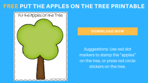 Putting Together the Toddler and Preschool Apple Theme