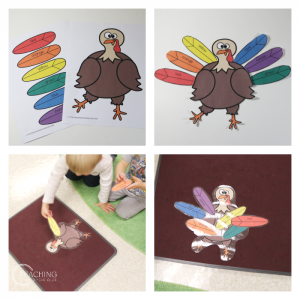 Setting Up the Thanksgiving Theme for Toddlers and Preschoolers