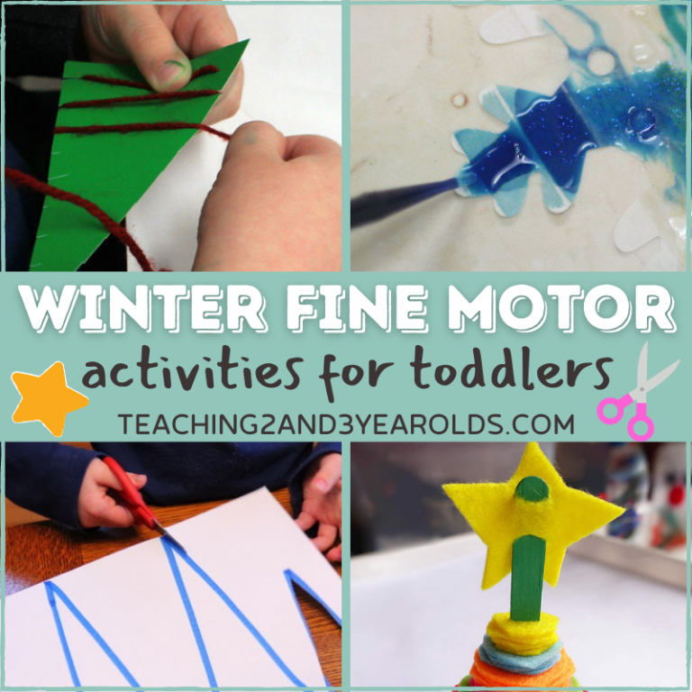 Toddler Winter Activities that Build Fine Motor Skills