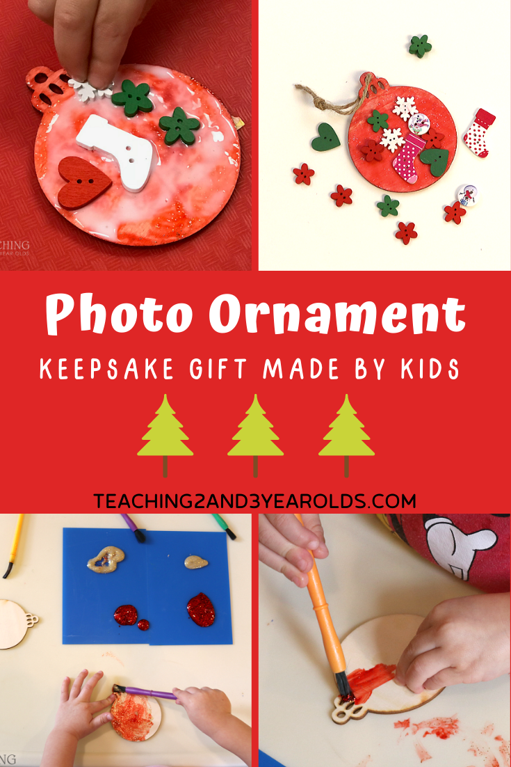 How to Create a Preschool Christmas Ornament {as a Gift}