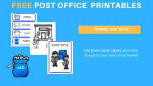 Free Post Office Dramatic Play Printables
