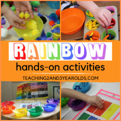 9 Awesome Hands-On Preschool Rainbow Activities