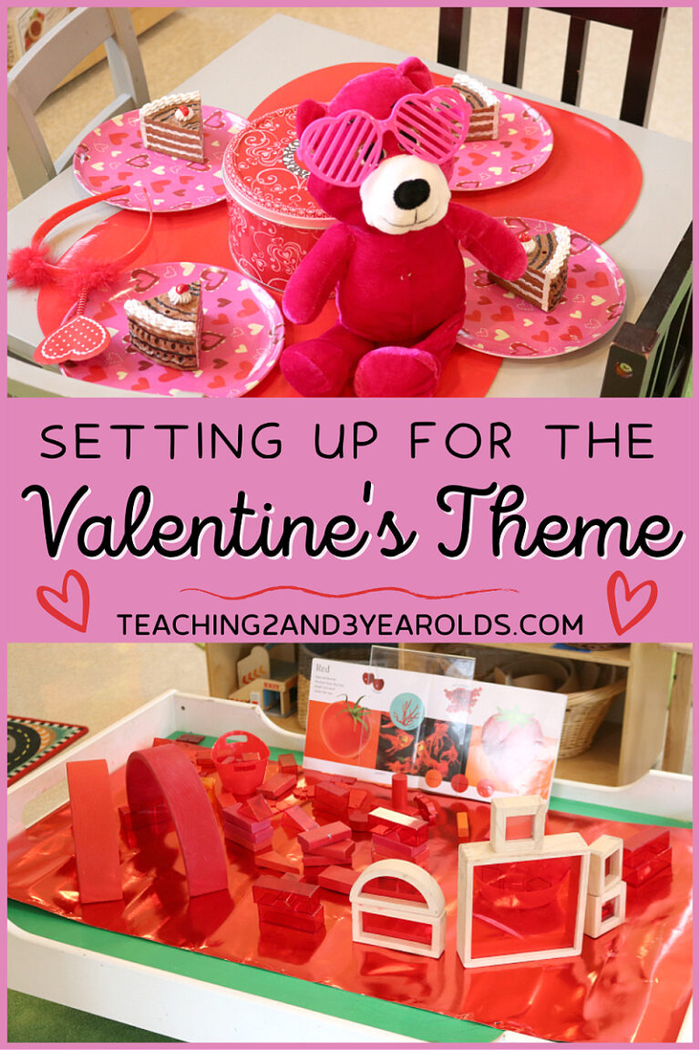 Activities for the Toddler and Preschool Valentines Theme