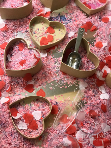 Easy Toddler Valentine's Day Sensory Bin