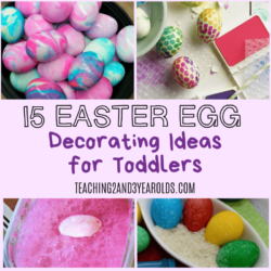 15 Toddler Easter Egg Decorating Ideas