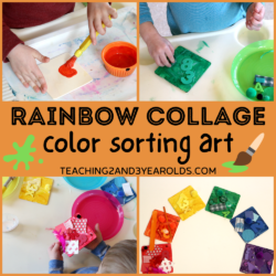 How to Create Rainbow Collage Art for Classroom Display