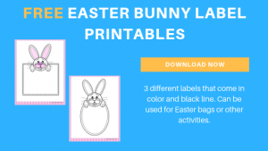 Easy Toddler Easter Bags with Free Printable Labels