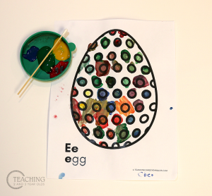 Free Spring Egg Fine Motor Printable