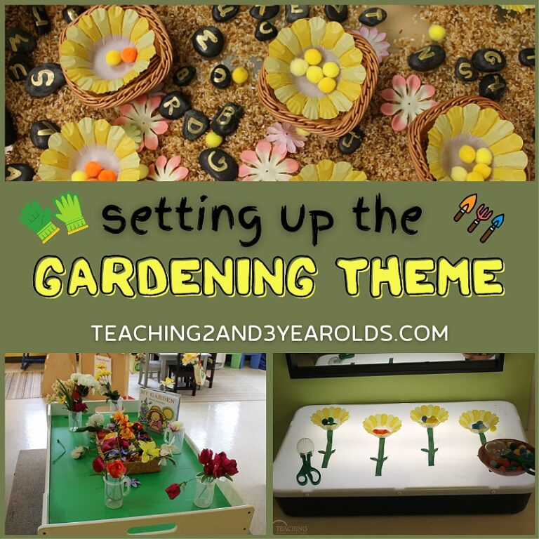Setting Up the Classroom for the Gardening Theme