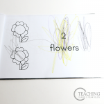 Garden Flowers Printable Counting Book