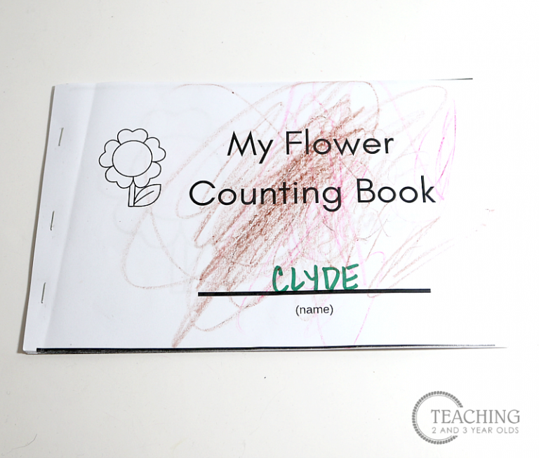 Garden Flowers Printable Counting Book