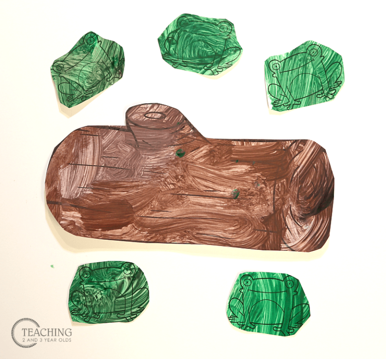 How to Put Together a Frog Art Activity that Builds Counting Skills