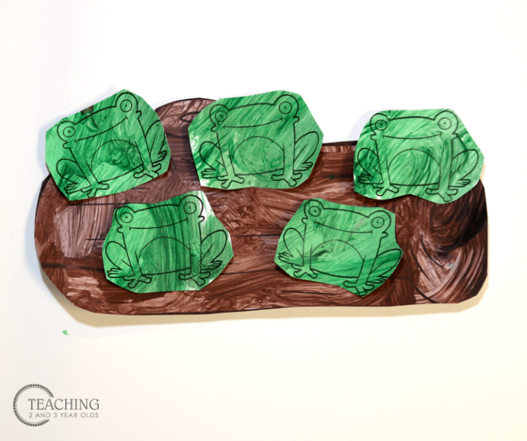 How to Put Together a Frog Art Activity that Builds Counting Skills