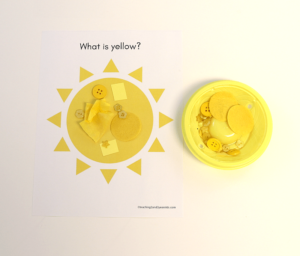 Learning the Color Yellow with a Fun Collage Activity