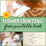 Garden Flowers Printable Counting Book