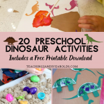 20 Preschool Dinosaur Activities {That Are Fun!}
