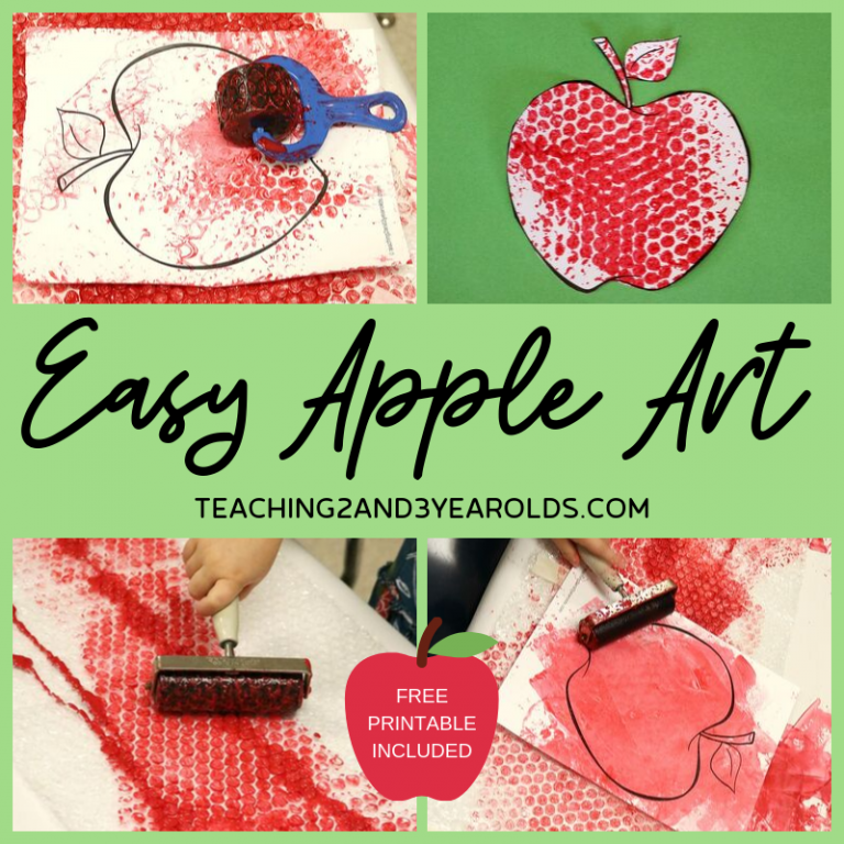 Easy and Fun Apple Art for Toddlers