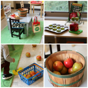 Putting Together the Toddler and Preschool Apple Theme