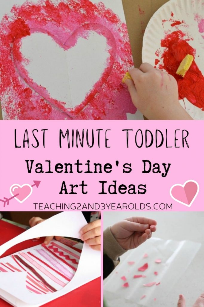Last Minute Toddler Valentine's Day Art Ideas