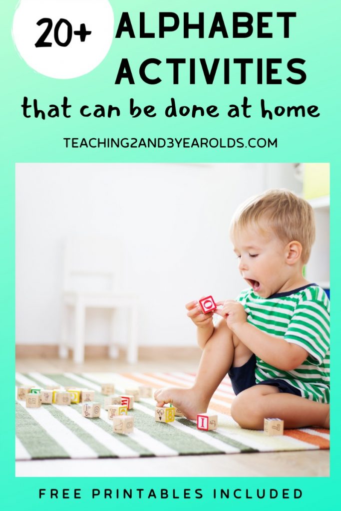 How to Put Together Toddler and Preschool Alphabet Activities at Home