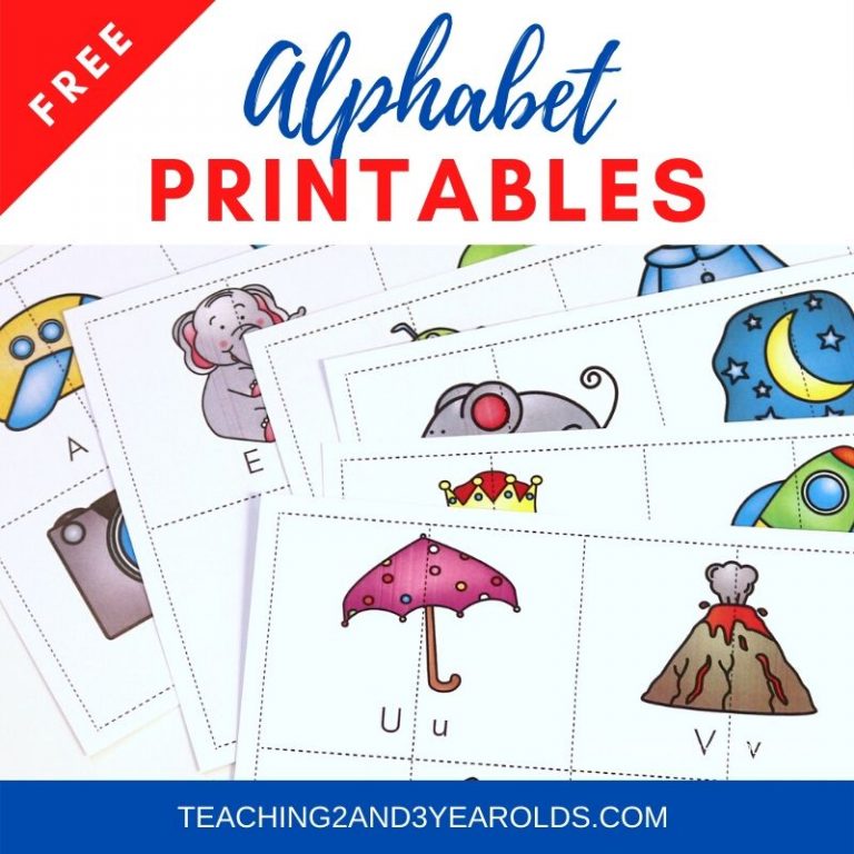 Free Toddler and Preschool Alphabet Printables