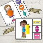 Shapes Match and Clip Cards Printable {that Also Works Fine Motor Skills}
