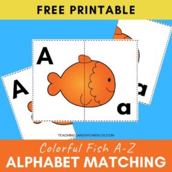 {FREE} Fish Alphabet Printable Activity