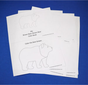 Brown Bear, Brown Bear, What Do You See Printable Book