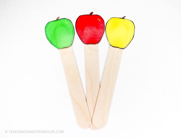 Apple Themed Circle Time Printable Props